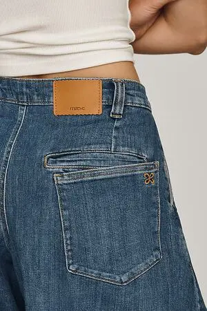 Maeve Belted High-rise Relaxed Barrel Jeans