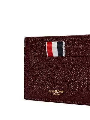 Thom Browne 4-bar Striped Card Holder