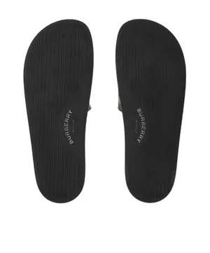 Burberry Checked Slip-on Slides