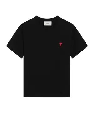 Ami De Coeur Cotton T-shirt - Black
