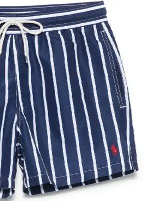 Polo Ralph Lauren Drawstring Straight Striped Shorts