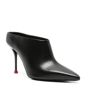 Alexander McQueen Thorn 90mm Leather Mules