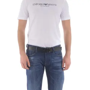 Emporio Armani Logo Embossed Reversible Belt