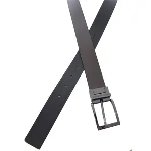 Emporio Armani Logo Embossed Reversible Belt