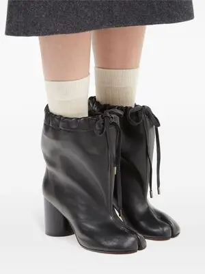 MAISON MARGIELA Tabi Balloon Drawstring Ankle Boots