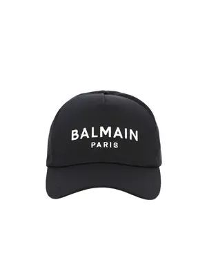 Balmain Logo Embroidered Baseball Cap