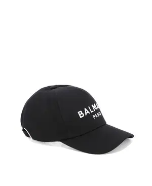 Balmain Logo Embroidered Baseball Cap