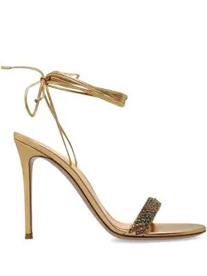 GIANVITO ROSSI Ankle-strap Heeled Sandals - Brown