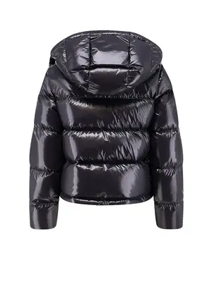 Moncler Niveole Short Down Jacket - Dark Blue