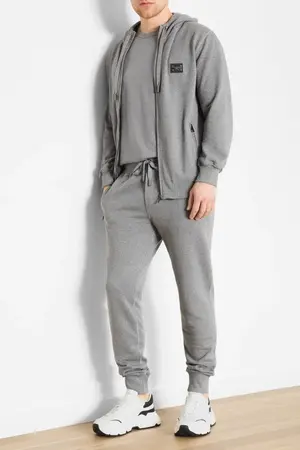 Dolce & Gabbana Dolce Gabbana Zip-up Jersey Hoodie