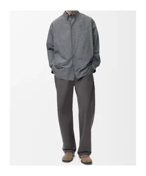 Loewe Drawstring Casual Pants - Medium Grey
