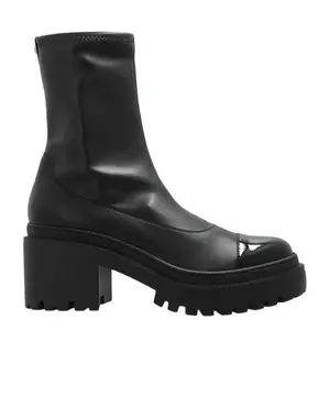 GIUSEPPE ZANOTTI Lionora Studded Combat Boots - Black