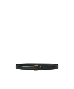 THE ROW Metal Buckle Belt - Black