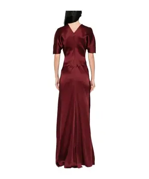 Victoria Beckham Gathered Maxi Dress