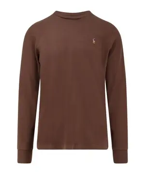 Polo Ralph Lauren Logo Long-sleeve T-shirt - Brown