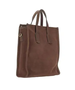 GIANNI CHIARINI Berlino Suede Tote Bag