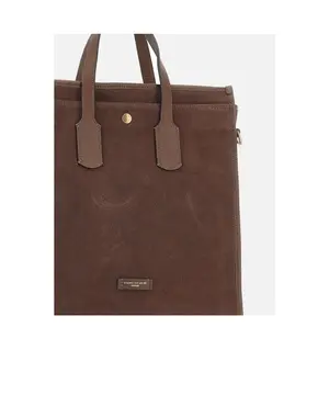 GIANNI CHIARINI Berlino Suede Tote Bag