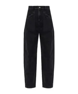Isabel Marant Étoile Belt Loop Jeans - Black
