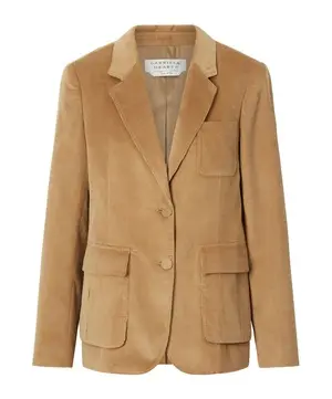 Gabriela Hearst Louisa Cotton Ribbed Blazer