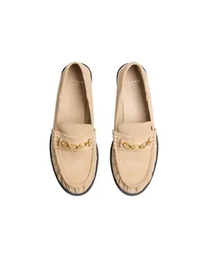 Balmain Sync Suede Leather Loafers