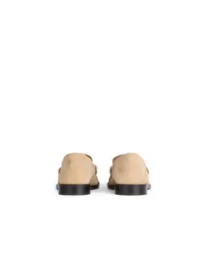 Balmain Sync Suede Leather Loafers