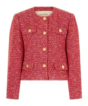 Valentino Garavani Long-sleeved Casual Jacket - Red