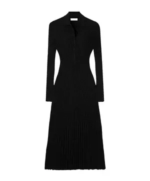 Gabriela Hearst Long-sleeved Dress - Black