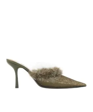 DIESEL® D-jewels Heeled Mules - Brown