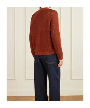 Max Mara Open-knit Silk-blend Cardigan