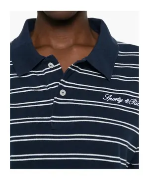SPORTY  RICH Short-sleeved Polo Shirt