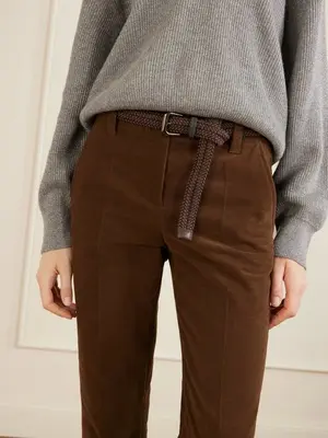 Brunello Cucinelli Belt Loop Casual Pants