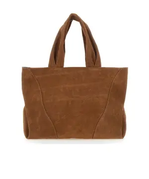 GIANNI CHIARINI Suria Suede Shoulder Bag