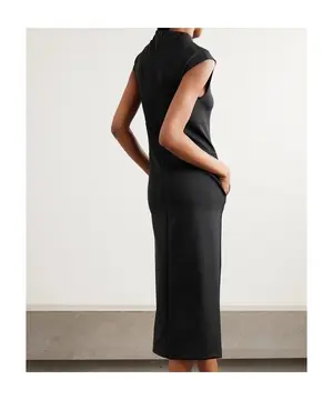 Max Mara Paneled Stretch-jersey Midi Dress
