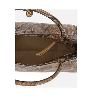 GIANNI CHIARINI Amal Snake-print Leather Tote Bag