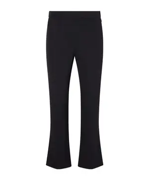 Dolce & Gabbana Cropped Flared Trousers - Black