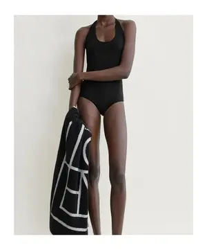 TOTEME Halterneck Tie-fastening Swimsuit