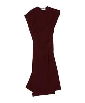 Victoria Beckham Sleeveless V-neck Midi Dress