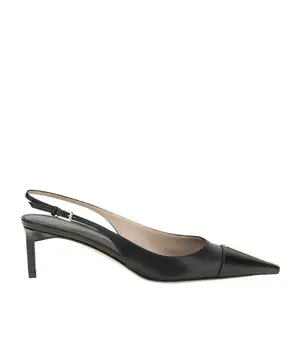 TOM FORD Leather Slingback Pumps - Black