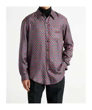 Balmain Printed Silk Shirt