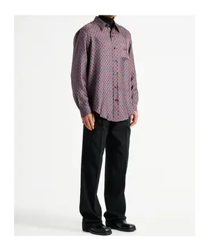 Balmain Printed Silk Shirt