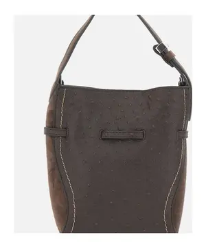GIANNI CHIARINI Sienna Ostrich-effect Tote Bag