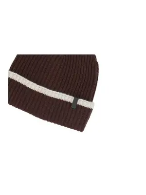 Brunello Cucinelli Striped Ribbed Hat