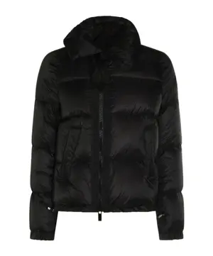 Sacai Long-sleeved Down Jacket With Stand-up Collar