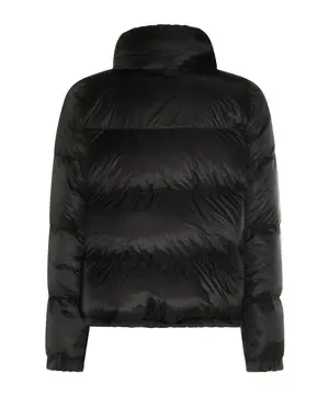 Sacai Long-sleeved Down Jacket With Stand-up Collar