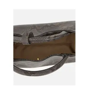 GIANNI CHIARINI Small Amal Python-effect Tote Bag