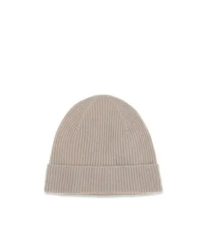 Kiton Ribbed-knit Beanie Hat
