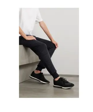 THE ROW Round-toe Lace-up Sneakers