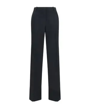 TOM FORD Wide-leg Pleated Trousers - Black