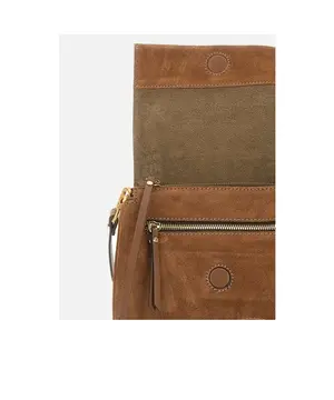 GIANNI CHIARINI Three Suede Shoulder Bag