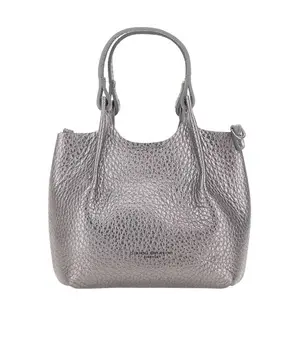 GIANNI CHIARINI Dua Grainy Mini Bag - Gray